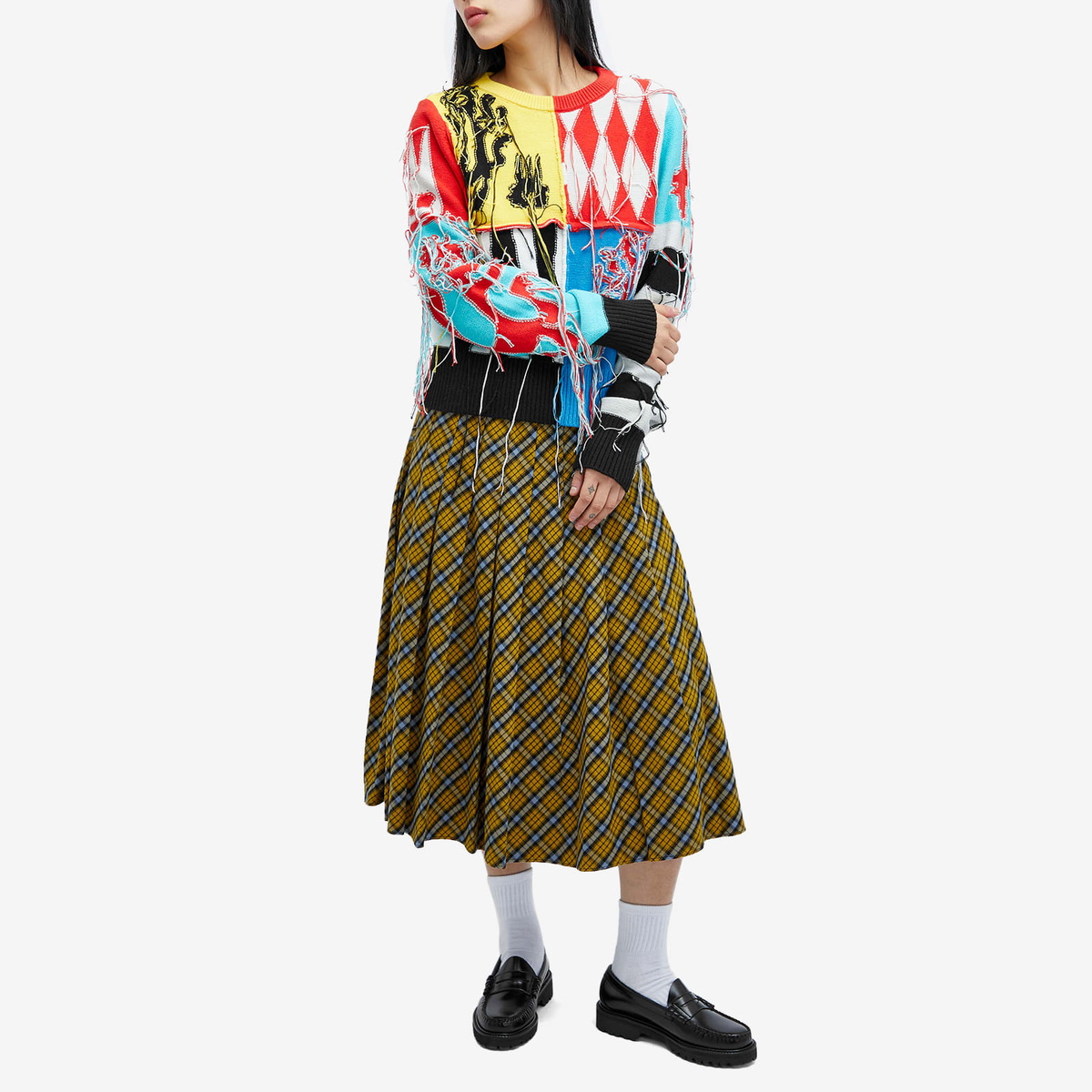 Charles Jeffrey Women's Guddle Sweater in Heraldry Flag Charles Jeffrey ...