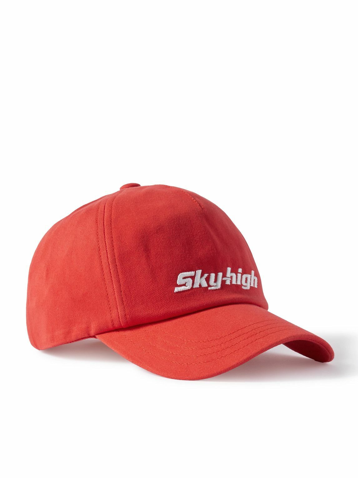 SKY HIGH FARM - Logo-Embroidered Recycled Cotton-Twill Baseball Cap Sky ...