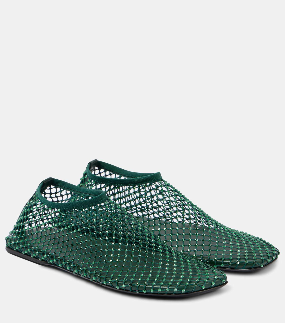 Christopher Esber Minette crystal-embellished flats Christopher Esber