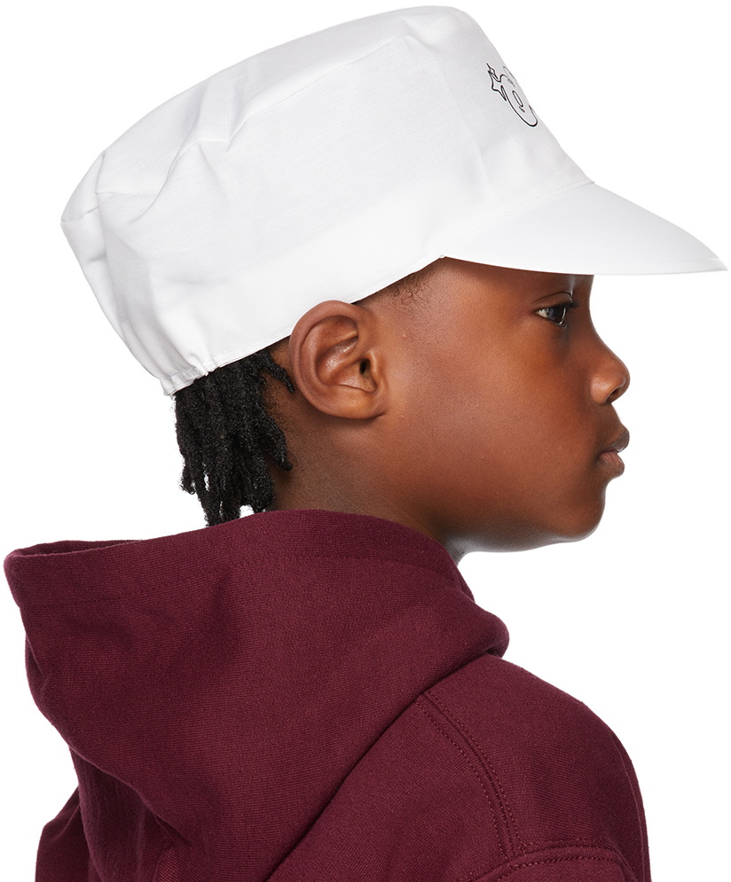 OOOF SSENSE Exclusive Kids White Painter Cap OOOF