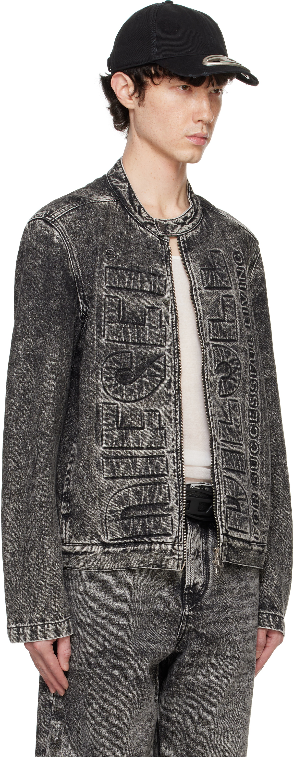 Diesel Black D-Glory-S1 Denim Jacket Diesel