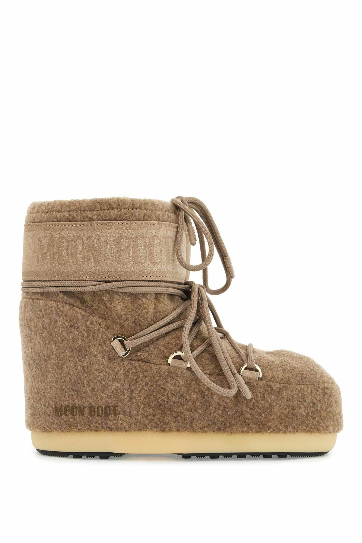 MOON BOOT icon low felt snow boots an Beige Moon Boot