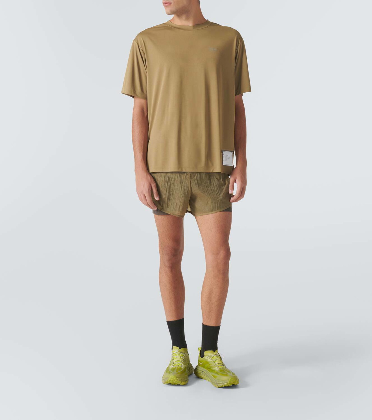 Satisfy Logo technical T-shirt Satisfy