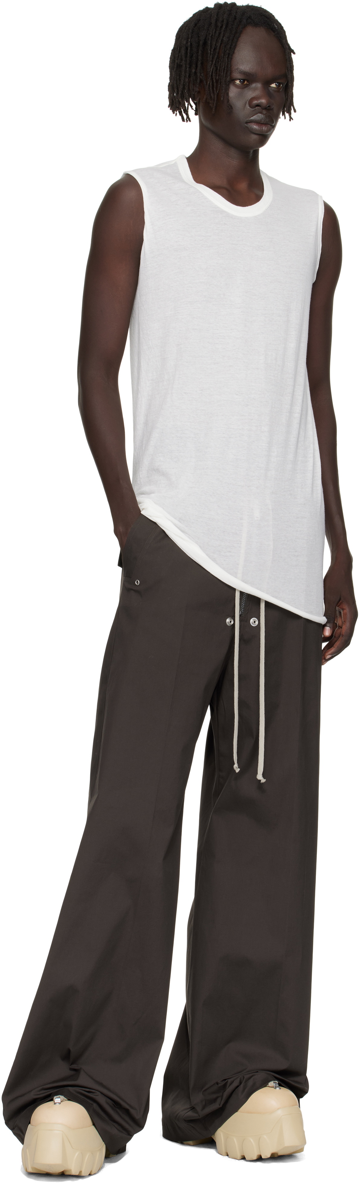 Rick Owens Off-White Concordians Basic SL Tank Top Rick Owens