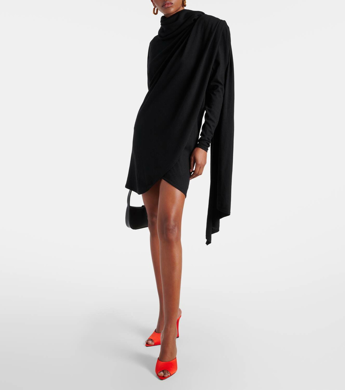 Saint Laurent Suite crêpe de chine mules Saint Laurent