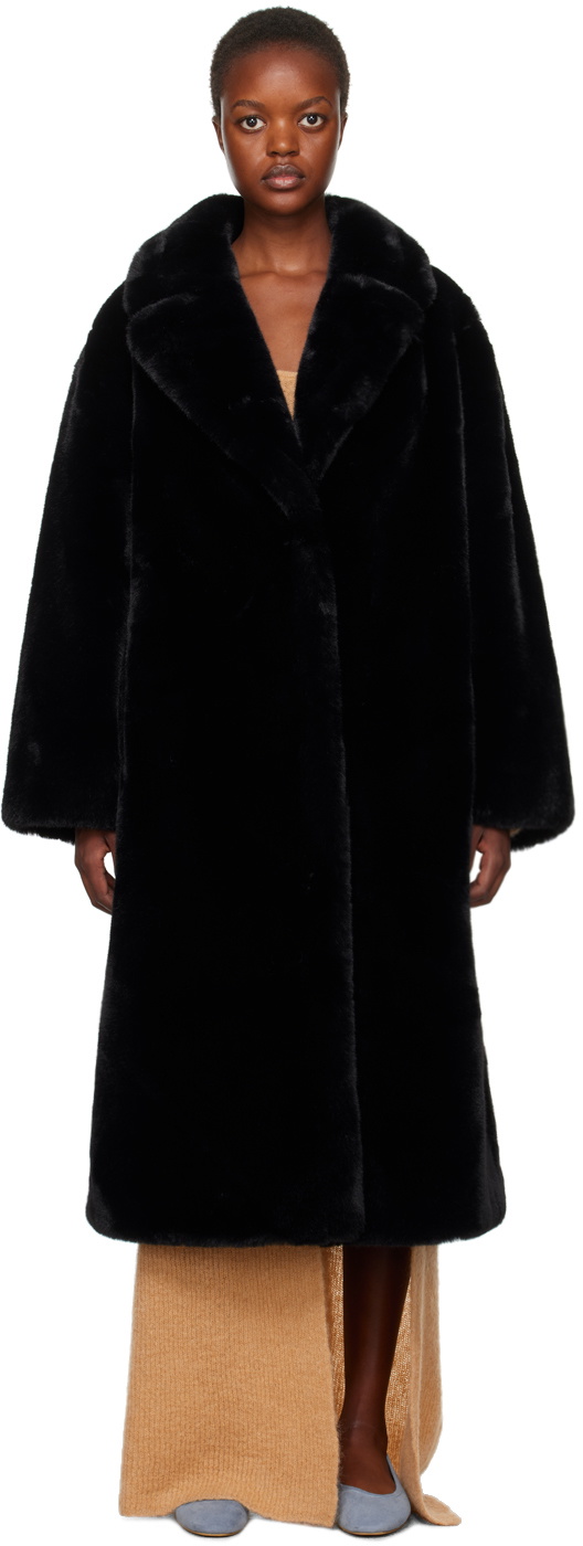 Stand Studio Black Maria Faux-Fur Coat Stand Studio