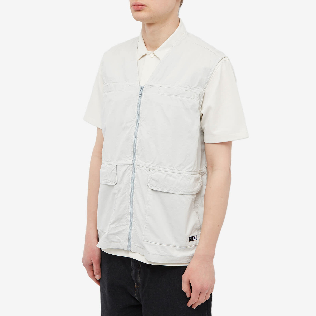Edwin Men's Merton Vest in Mist Edwin