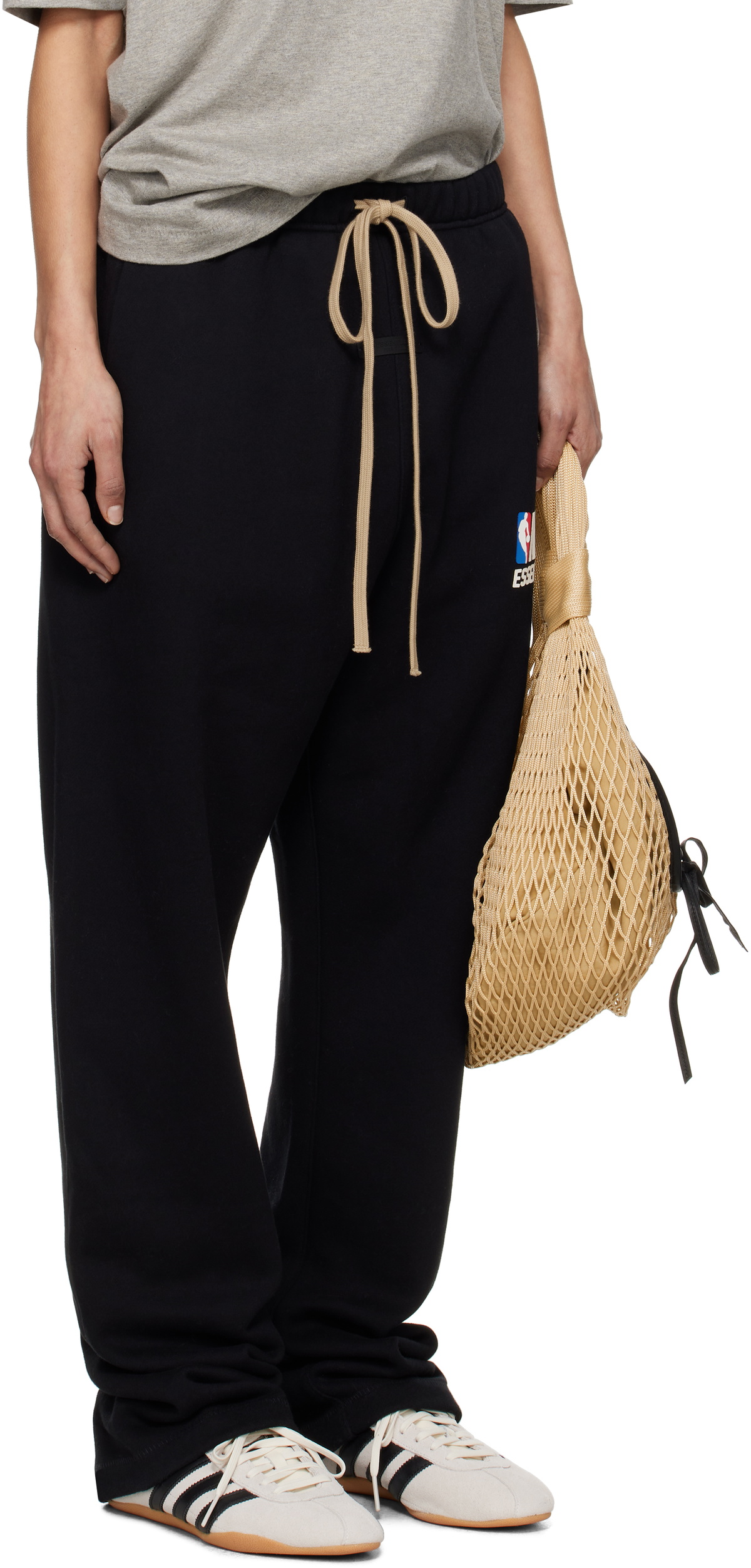 Fear of God ESSENTIALS Black NBA Relaxed Lounge Pants Fear Of God ...