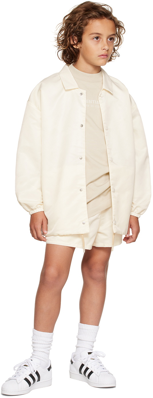Fear of God ESSENTIALS Kids Off-White Drawstring Jacket Fear Of God Essentials