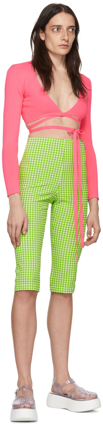MSGM Pink Polyester Cardigan MSGM