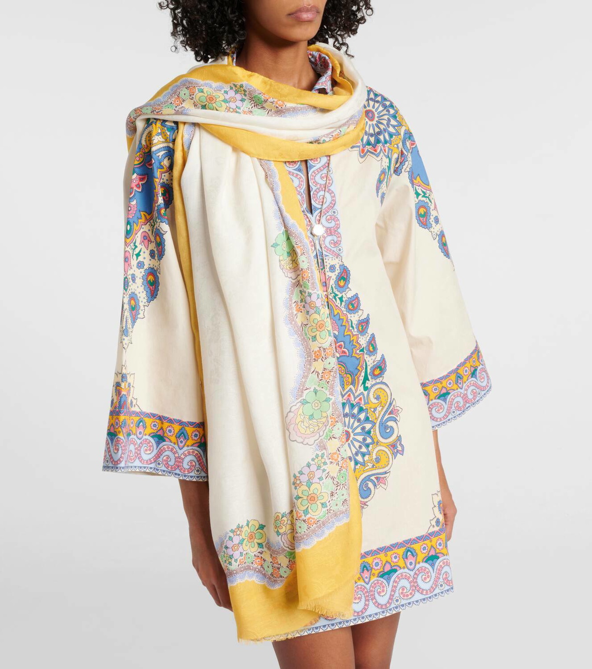 Etro Orfeo printed scarf Etro