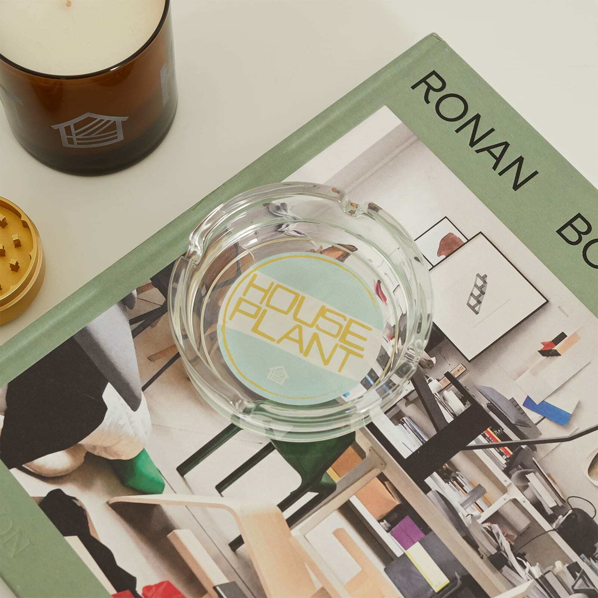 Houseplant by Seth Rogen Glass Ashtray in Clear Houseplant