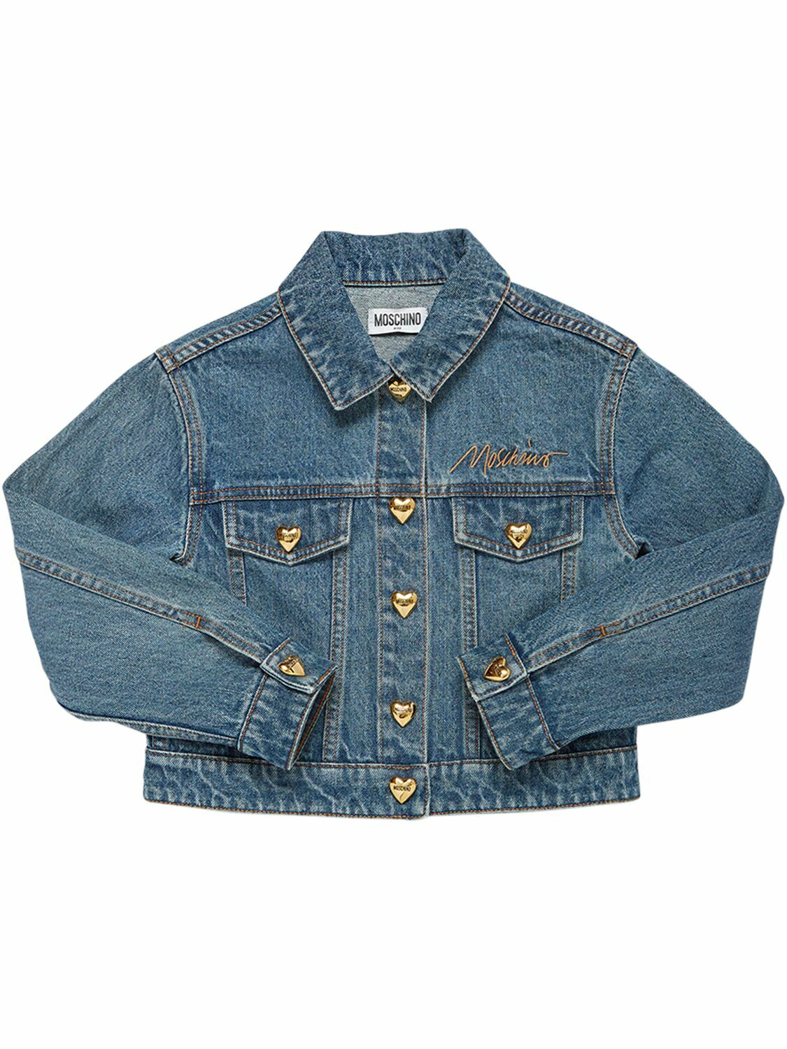MOSCHINO Cotton Denim Jacket Moschino