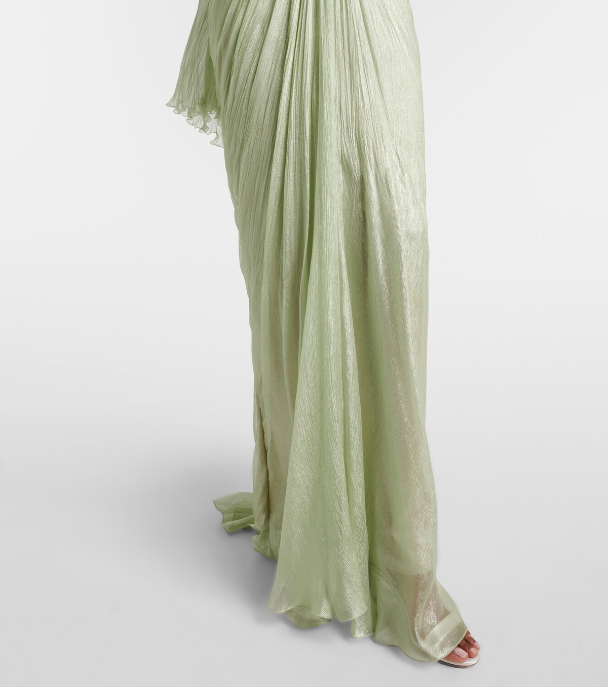 Maria Lucia Hohan Cassandra caped silk muslin gown Maria Lucia Hohan