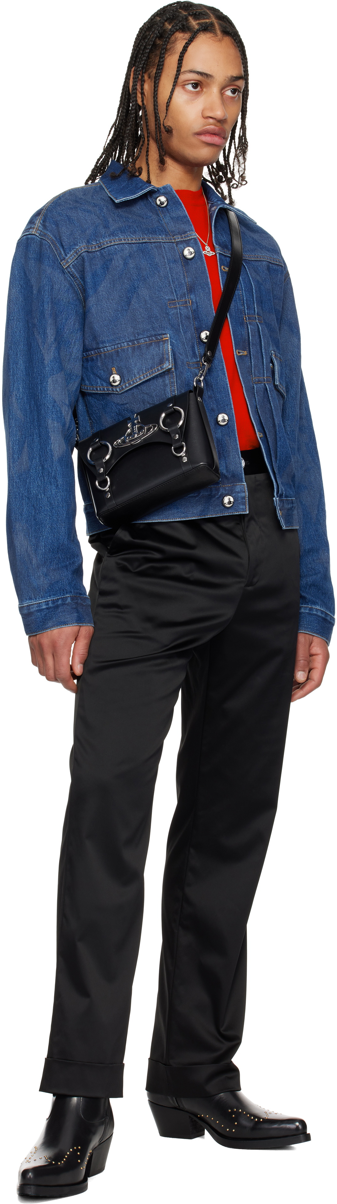 Vivienne Westwood Black Kim Crossbody Bag Vivienne Westwood