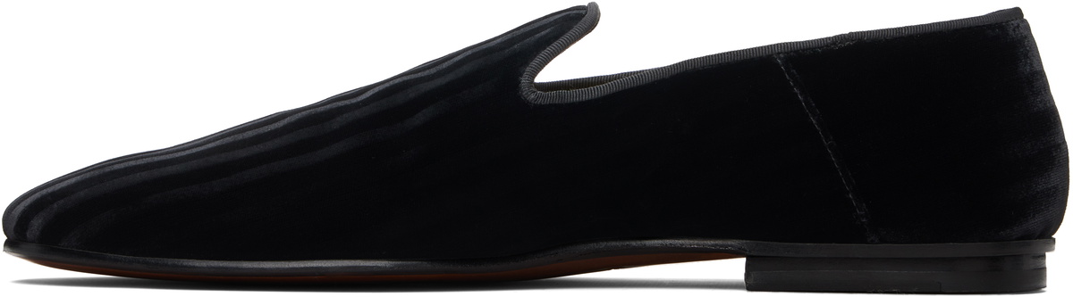 TOM FORD Black Stripped Steven Slipper Loafers TOM FORD