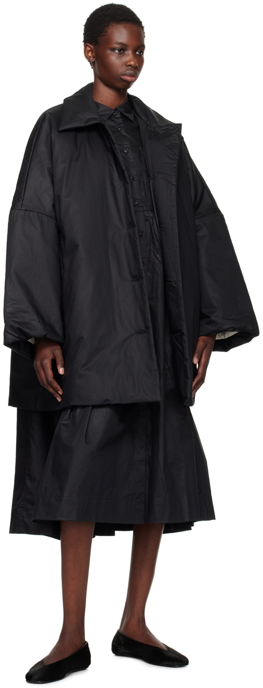 CASEY CASEY Black Triangle Coat CASEY CASEY