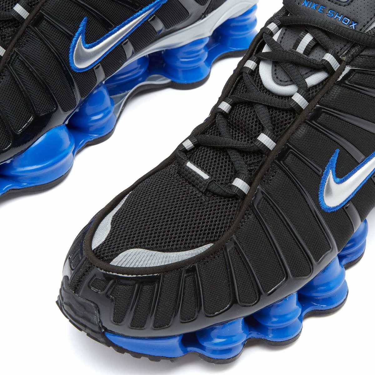 Nike Shox Tl Sneaker in Black/Silver/Blue Nike