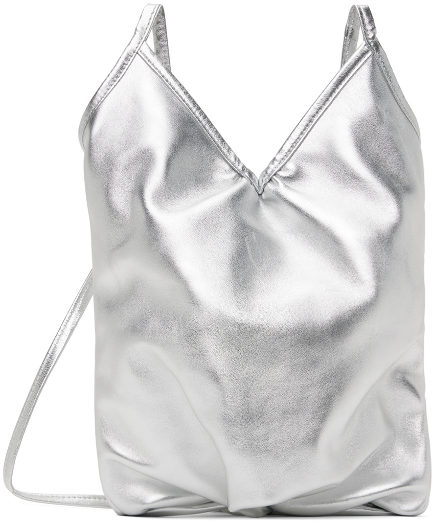 We11done Silver Mini Touch Bag We11done