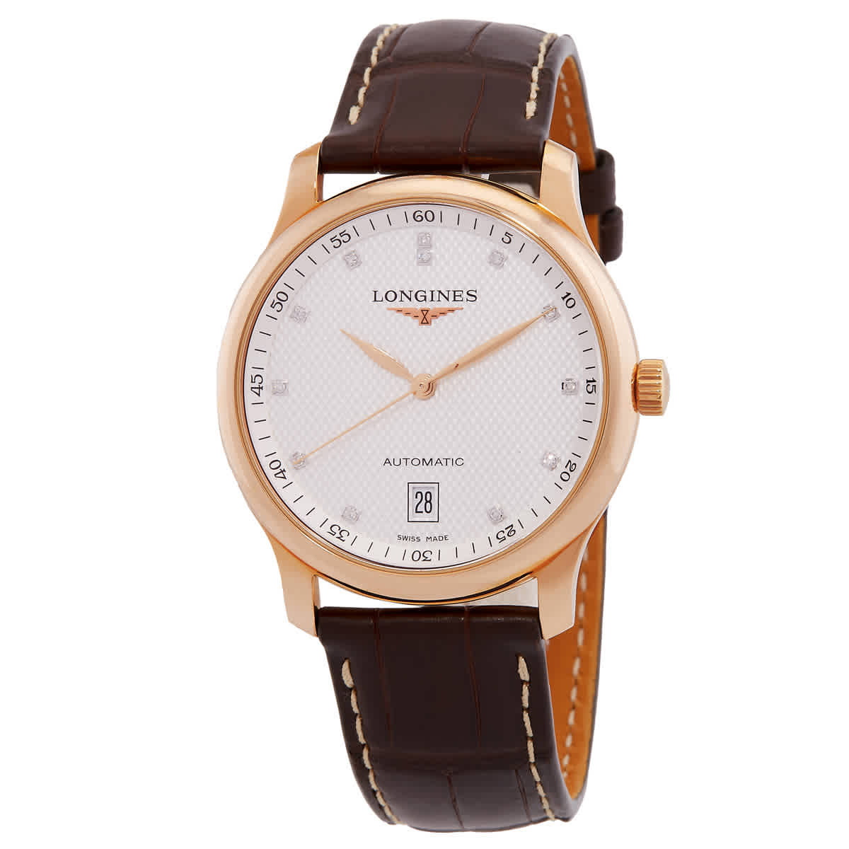 Longines Master Collection Automatic Diamond Mens Watch L2.628.8.77.3 Longines