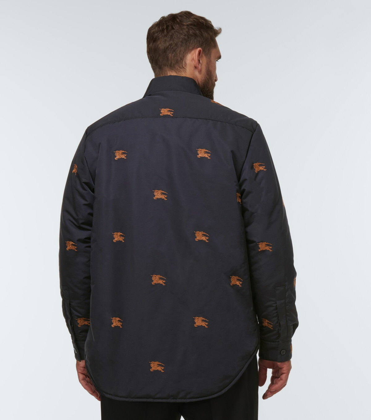 Burberry - Logo embroidered overshirt Burberry