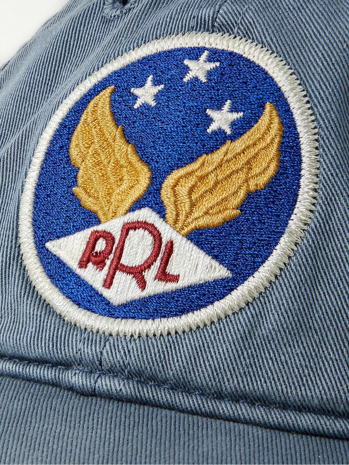 RRL - Logo-Appliquéd Cotton-Twill Baseball Cap RRL