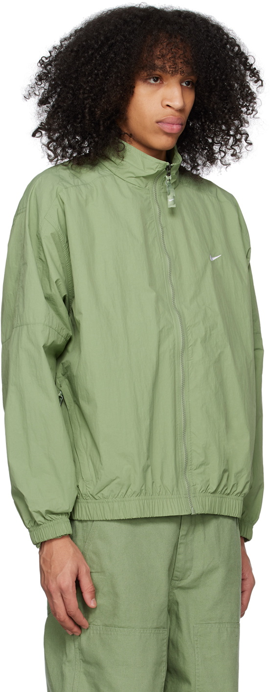 Nike Green Embroidered Jacket Nike