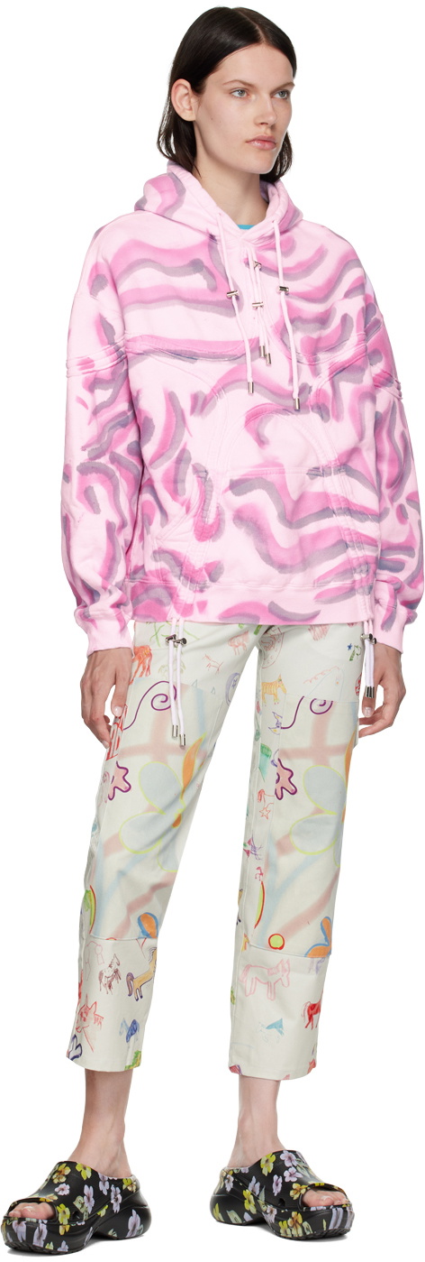 Collina Strada Pink Star Hoodie Collina Strada