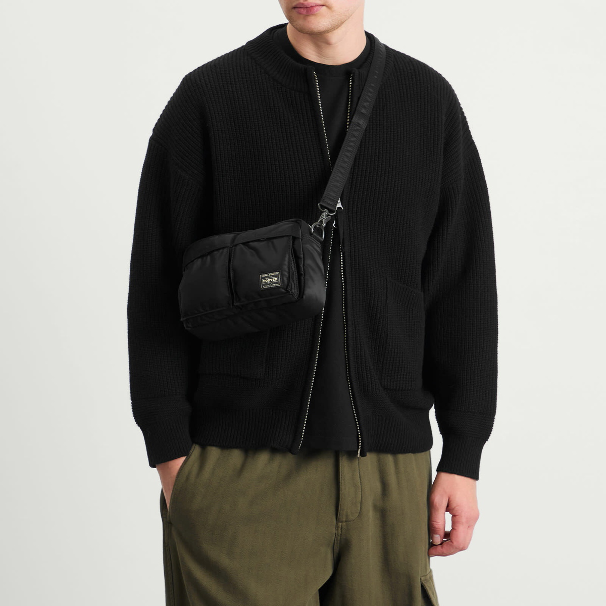 Porter-Yoshida & Co. Tanker Shoulder Bag in Black Porter-Yoshida & Co.