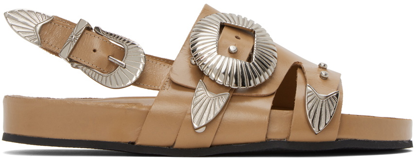 Toga Pulla SSENSE Exclusive Beige Sandals Toga Pulla
