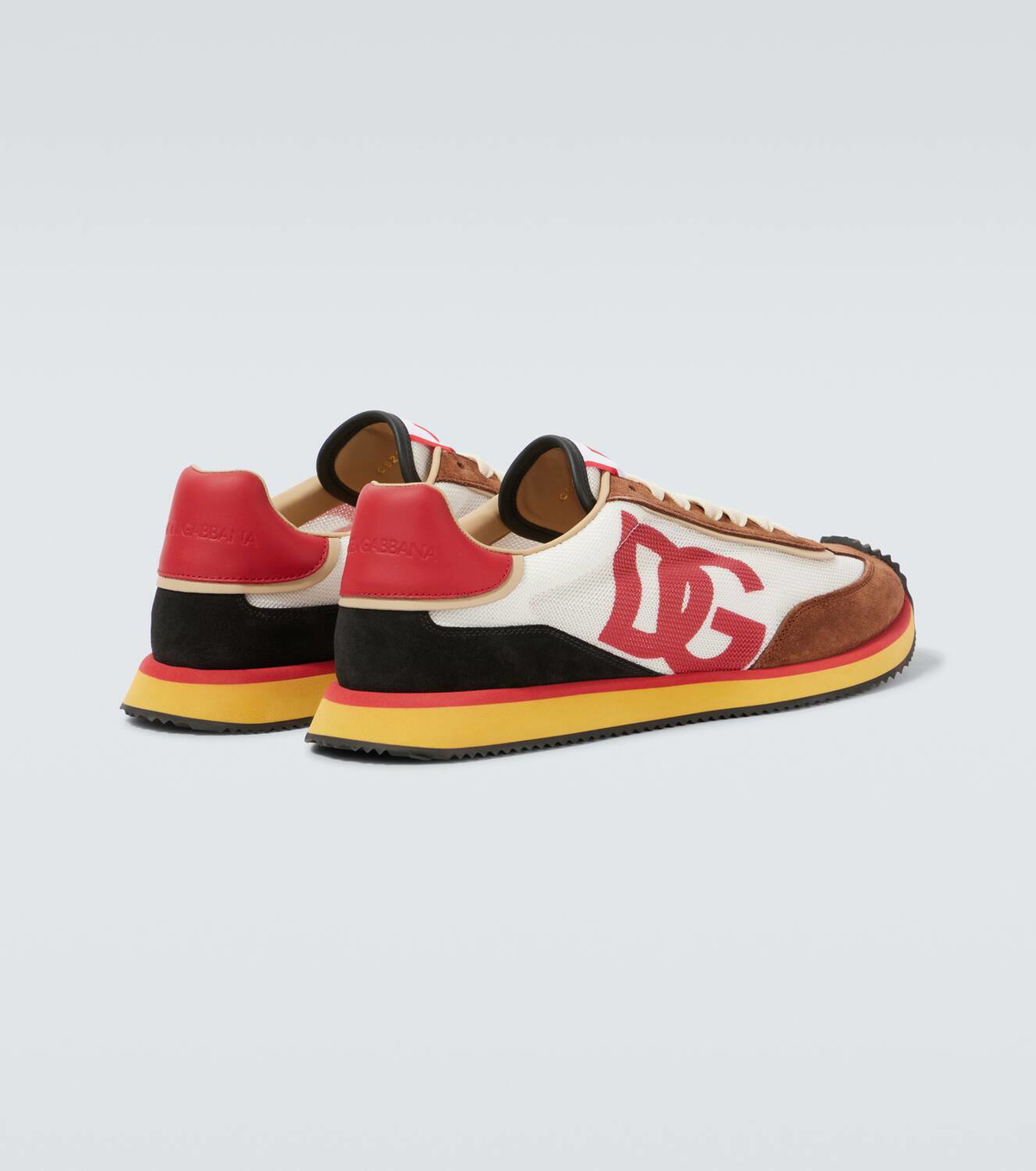 Dolce&Gabbana DG Runner suede-trimmed sneakers Dolce & Gabbana