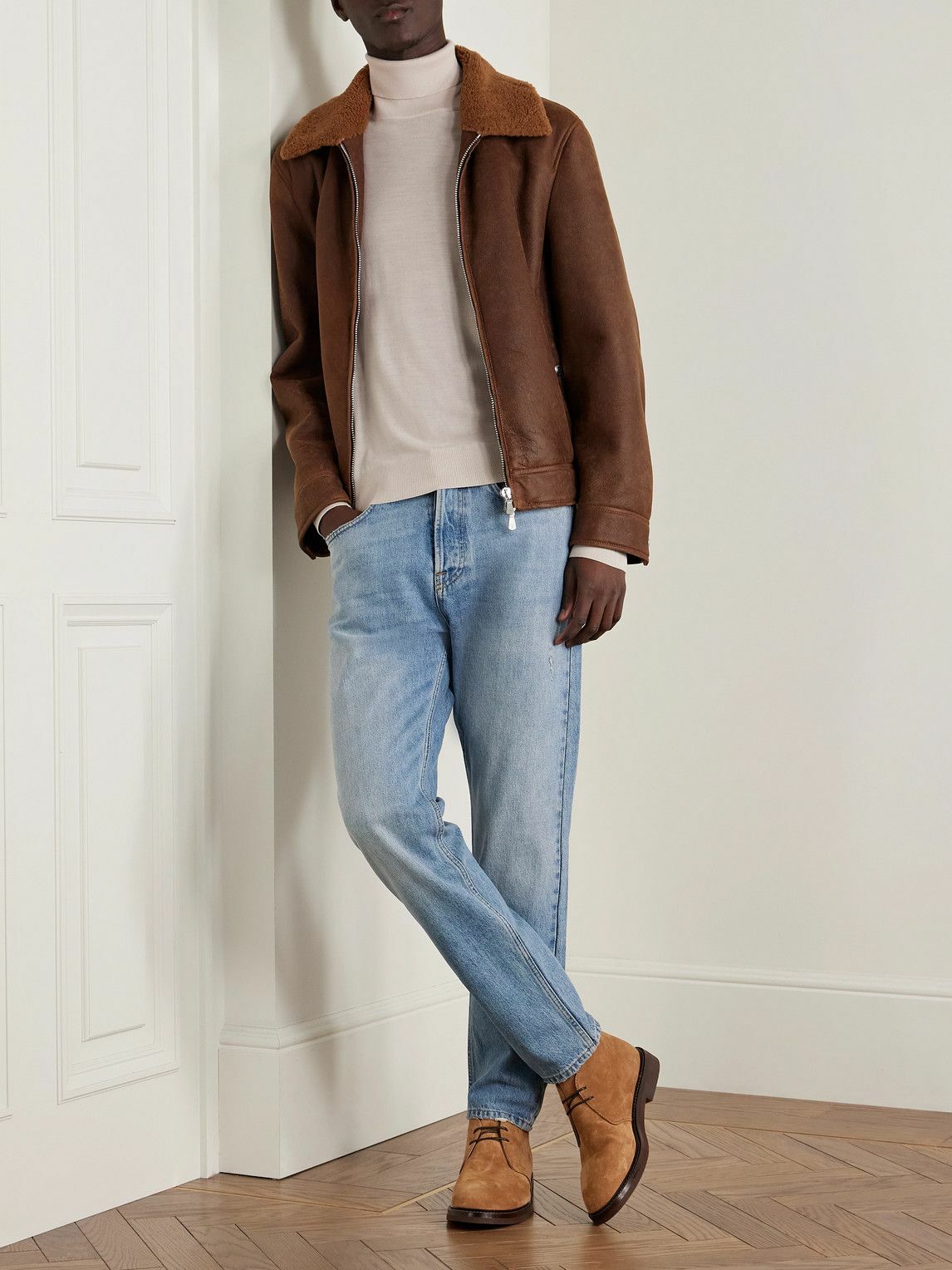 Eleventy - Wool Rollneck Sweater - Neutrals Eleventy