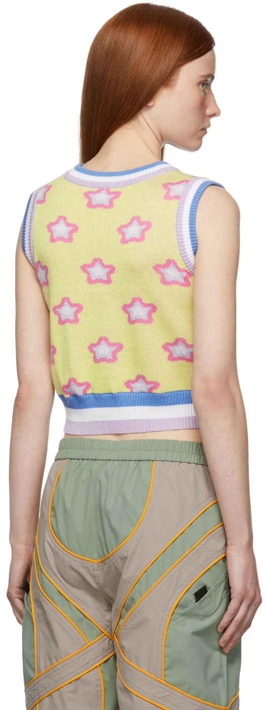 Happy99 Multicolor Pixel Parfait Knit Vest