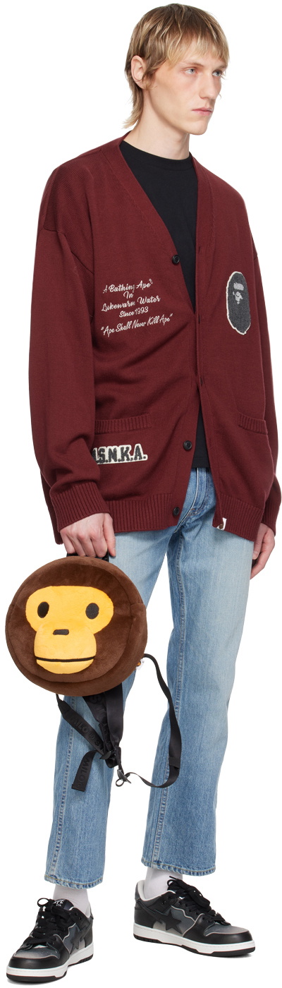 BAPE Brown & Orange Baby Milo Backpack A Bathing Ape