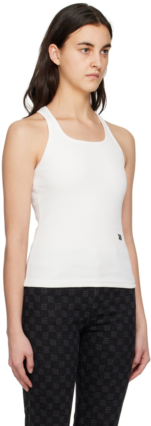 MISBHV White 'The M' Tank Top MISBHV
