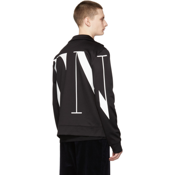 Valentino Black VLTN Zip-Up Jacket Valentino