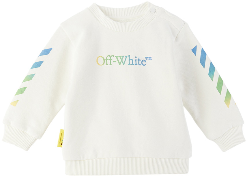 Off-White Baby White Arrow Rainbow Sweatsuit Off-White