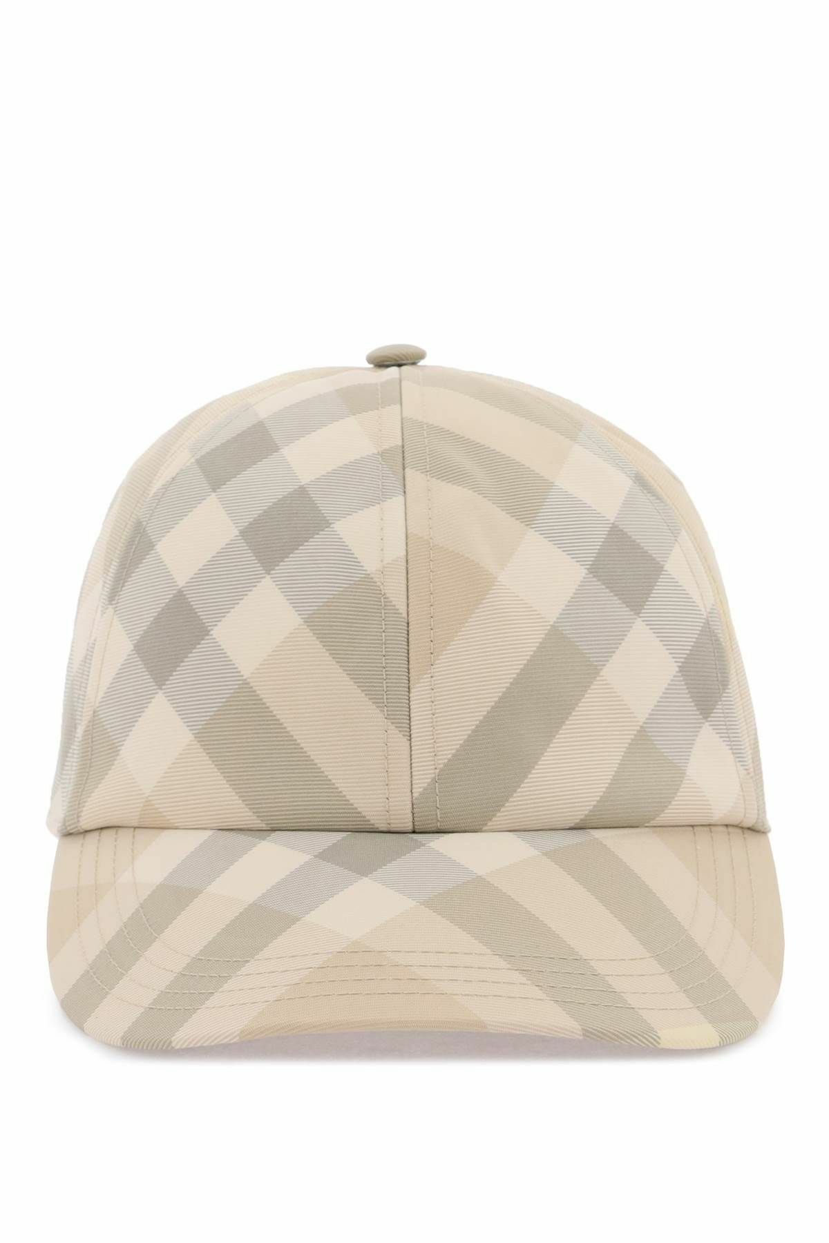 BURBERRY check baseball cap Beige Burberry