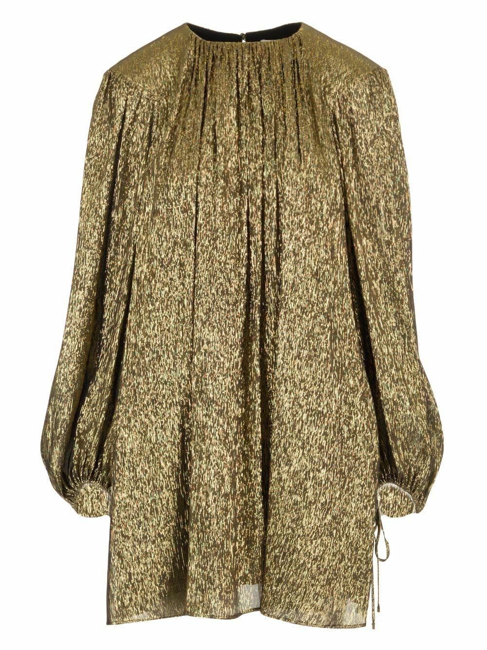 Chloé Silk Crepon Mini Dress Chloe