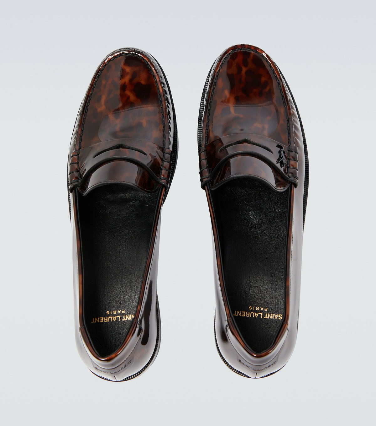Saint Laurent - Le Loafer patent leather penny loafers Saint Laurent