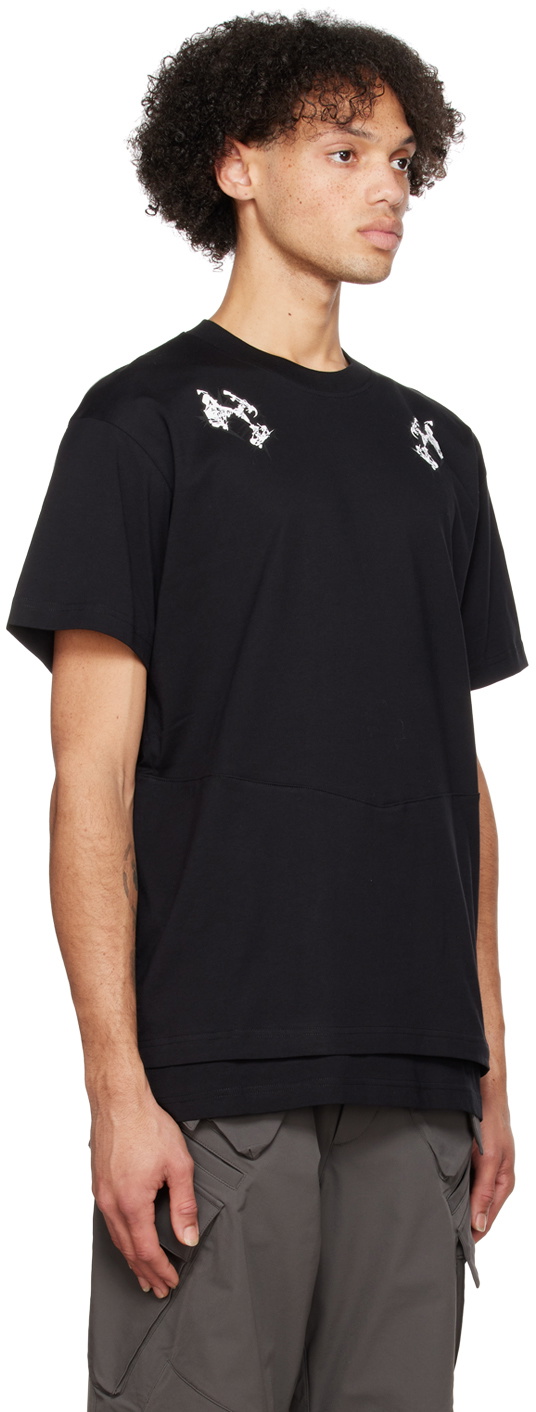 ACRONYM® Black Layered T-Shirt Acronym