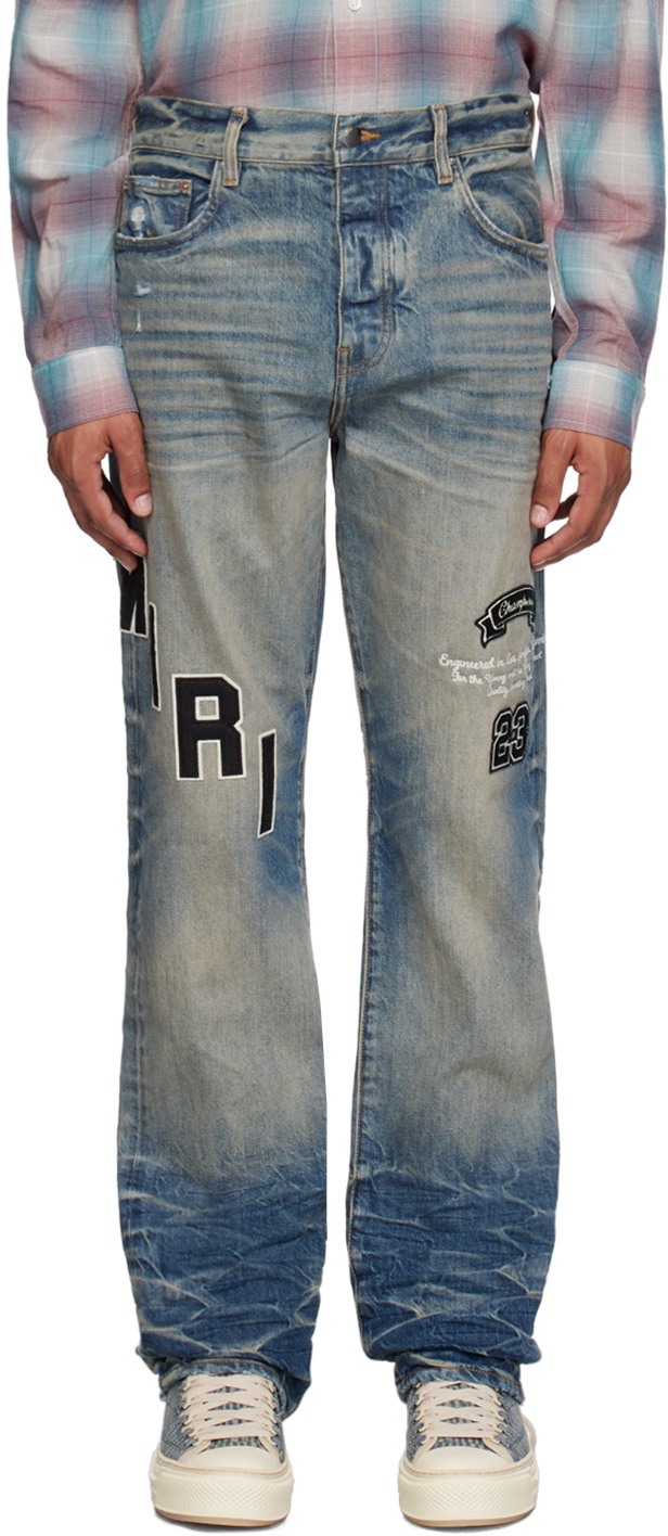 AMIRI Blue Hockey Jeans Amiri