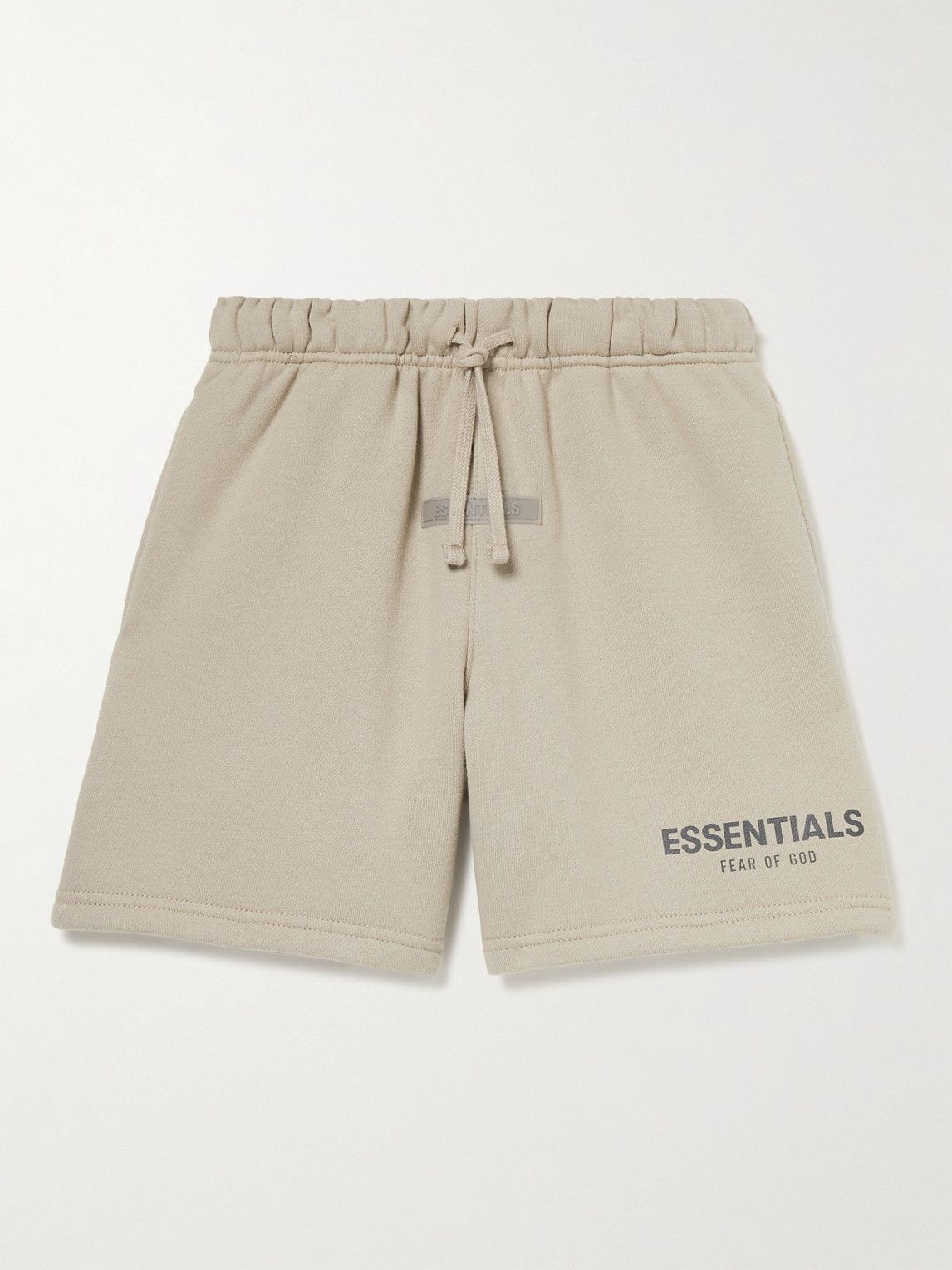 Fear of God Essentials Kids - Logo-Print Cotton-Blend Jersey Drawstring ...