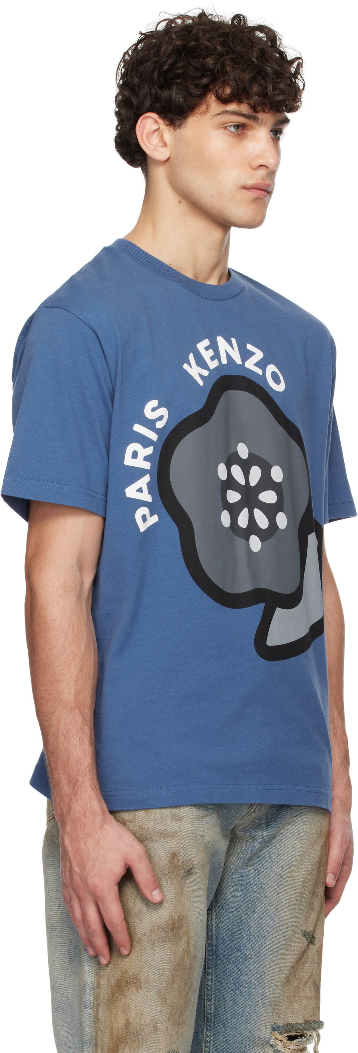 Kenzo Blue Kenzo Paris Pop T-shirt Kenzo