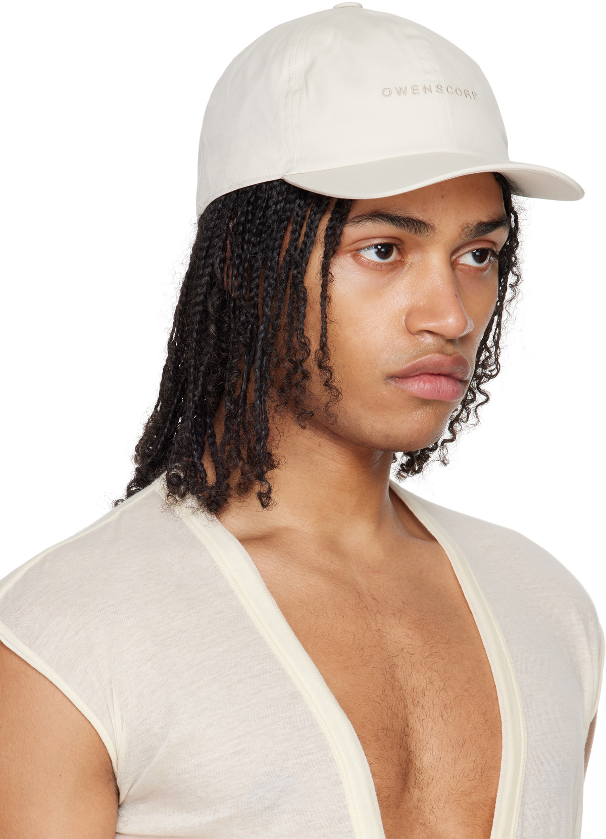 Rick Owens Off-White Hollywood Baseball Cap Rick Owens