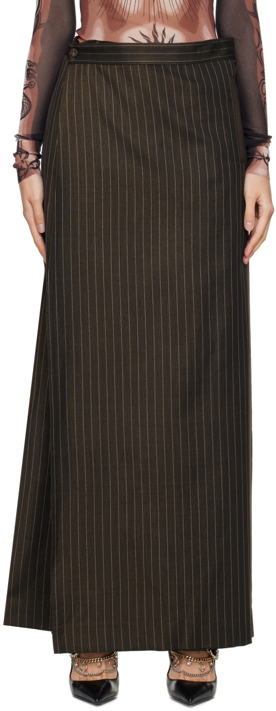 Jean Paul Gaultier Brown 'The Suit Pant Skirt' Trousers Jean Paul Gaultier