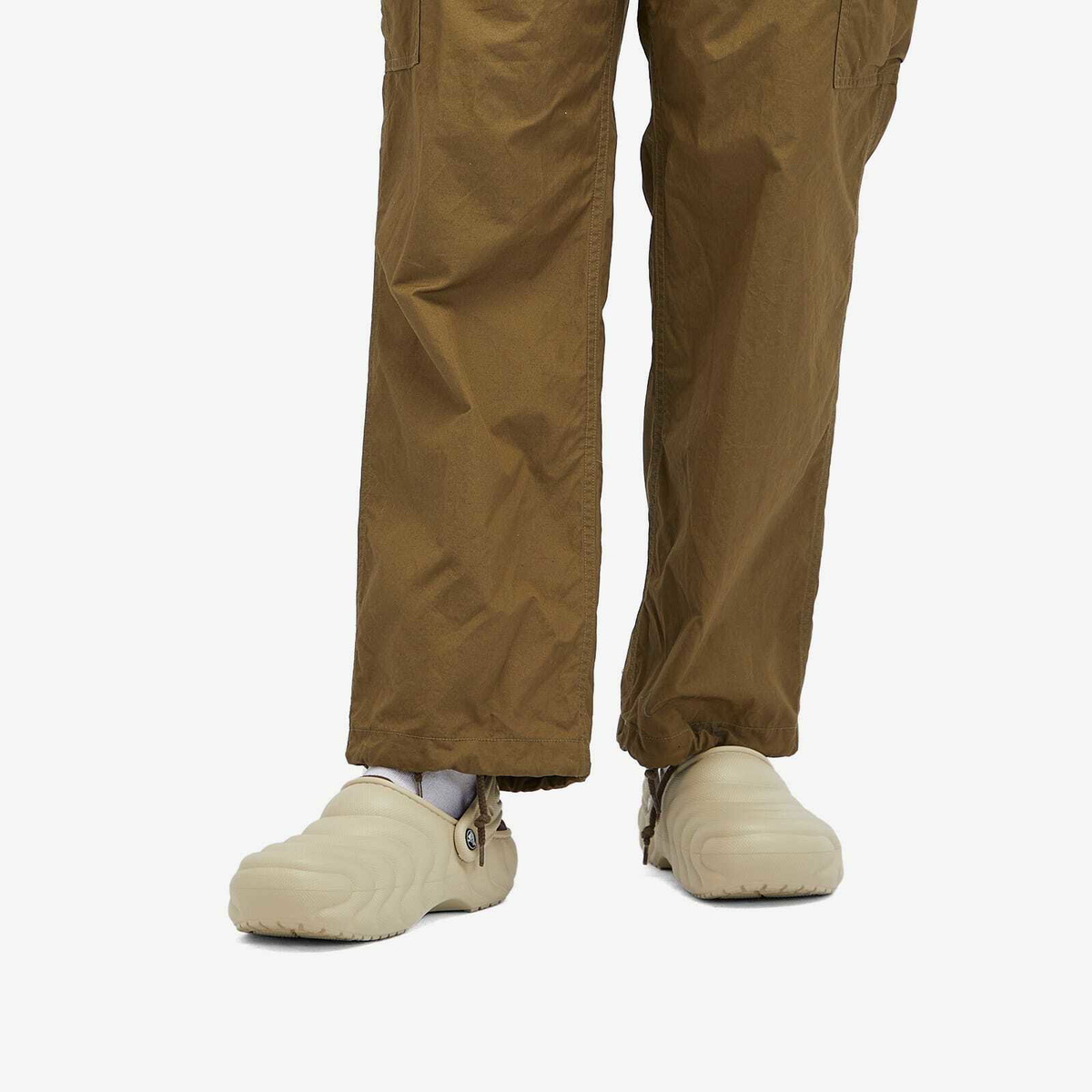 Crocs Classic Lined Overpuff Clog in Moth Crocs