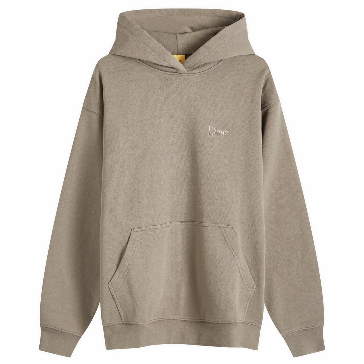 Dime Men's Classic Logo Hoodie in Deep Sepia Dime