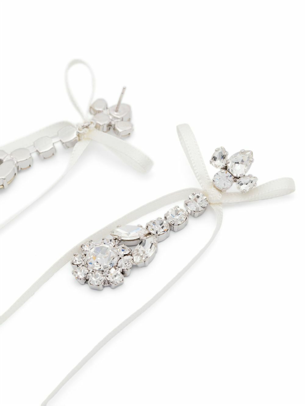 Simone Rocha Bow Ribbon Drop Earrings Simone Rocha