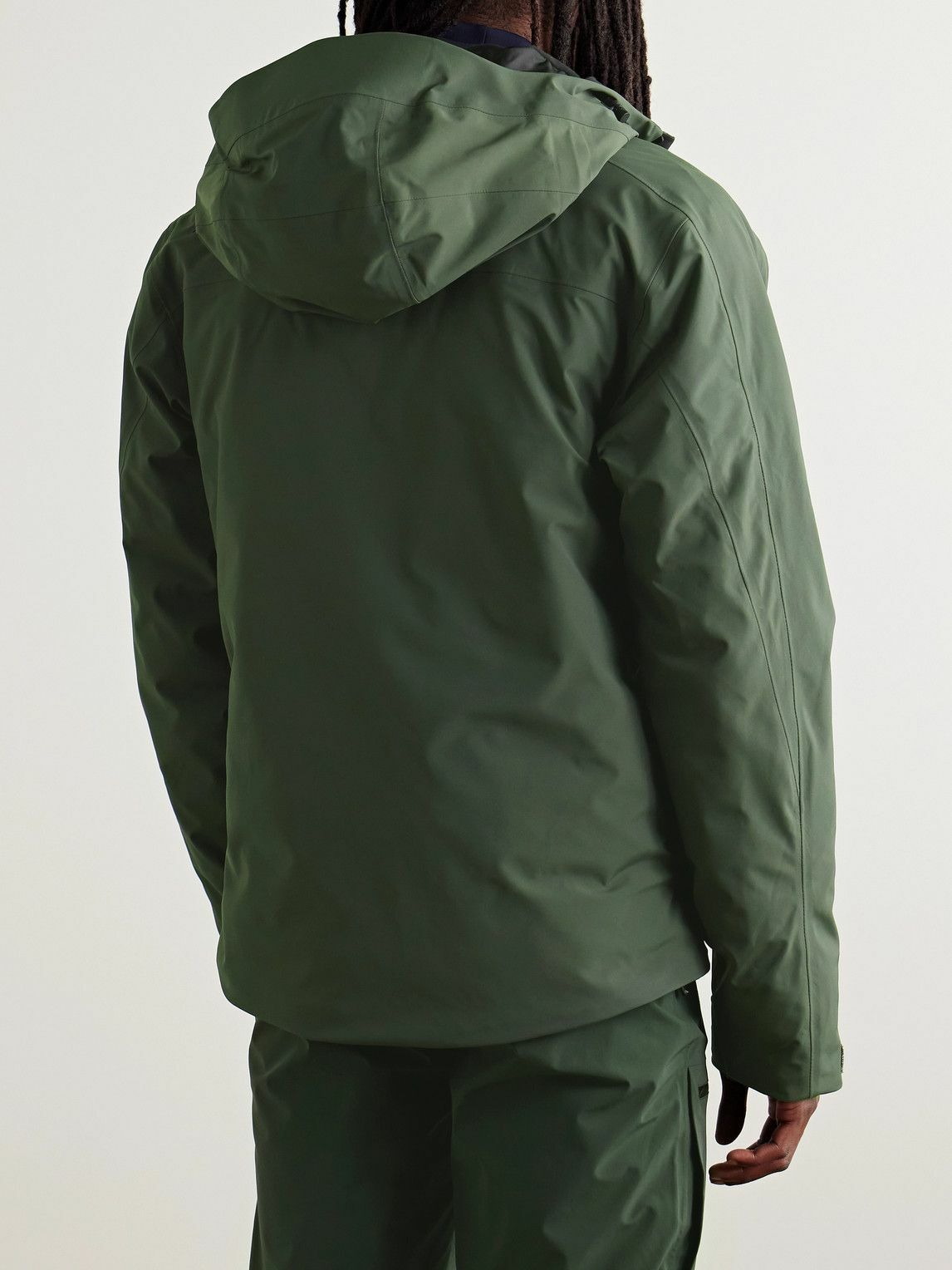 Aztech Mountain - Hayden Padded Hooded Ski Jacket - Green Aztech Mountain